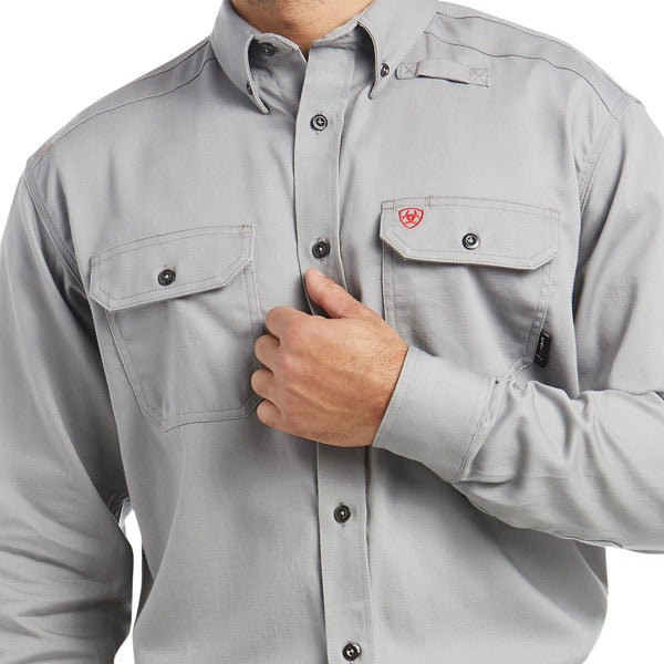 Ariat Men's Flame Resistant Solid Work Shirt - Work World