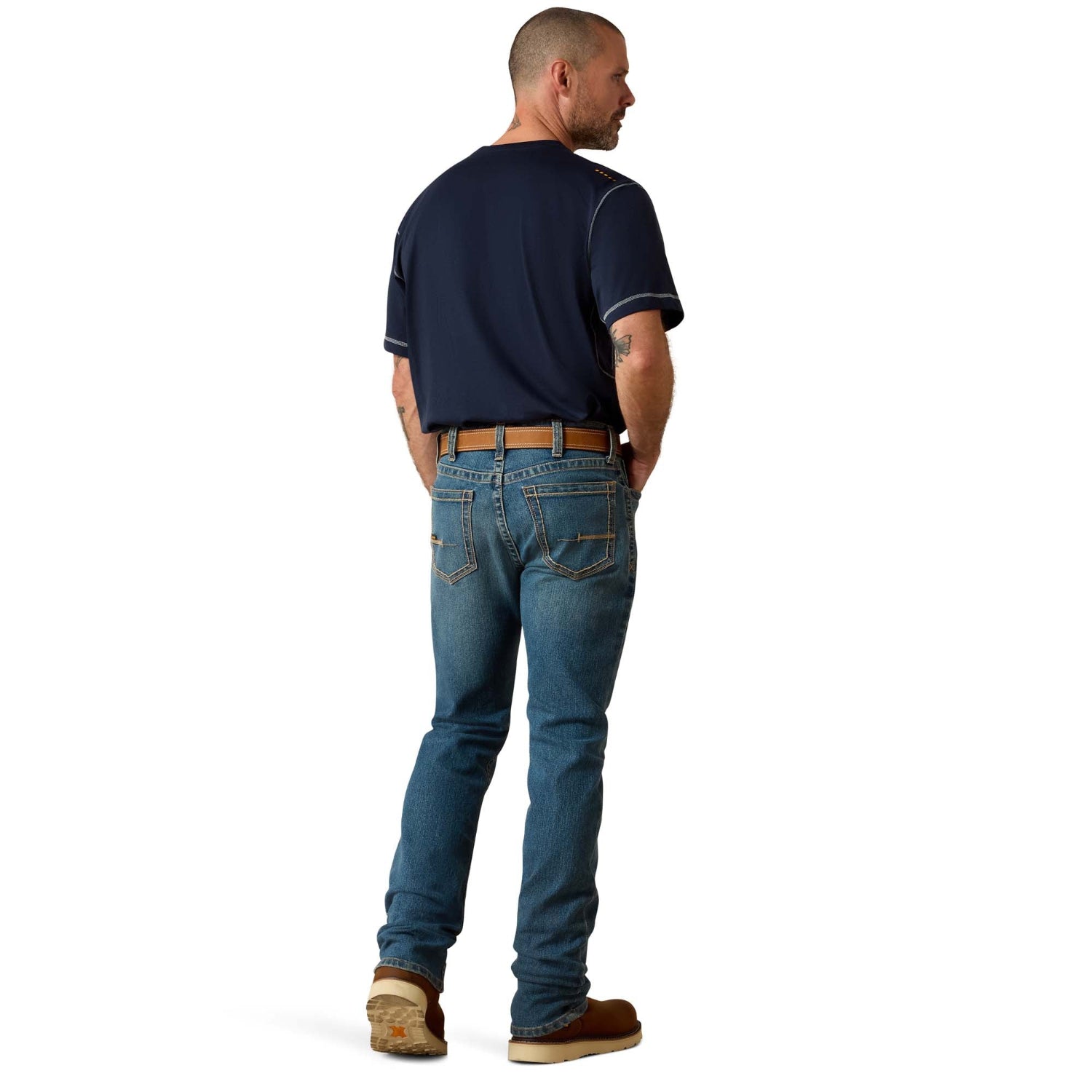 Ariat Men's Rebar M7 DuraStretch Edge Stackable Straight Leg Jean ...