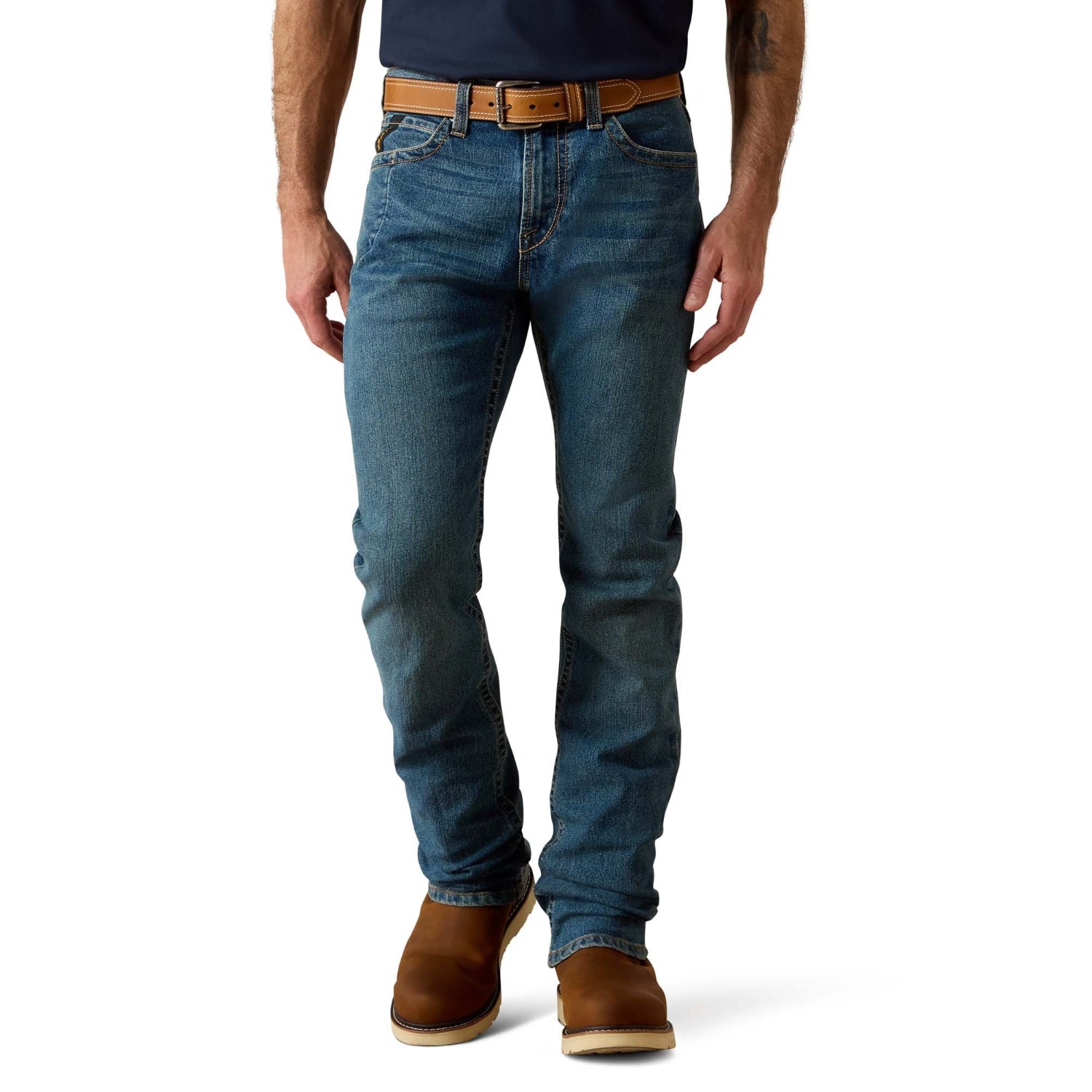 Ariat Men's Rebar M7 DuraStretch Edge Stackable Straight Leg Jean ...