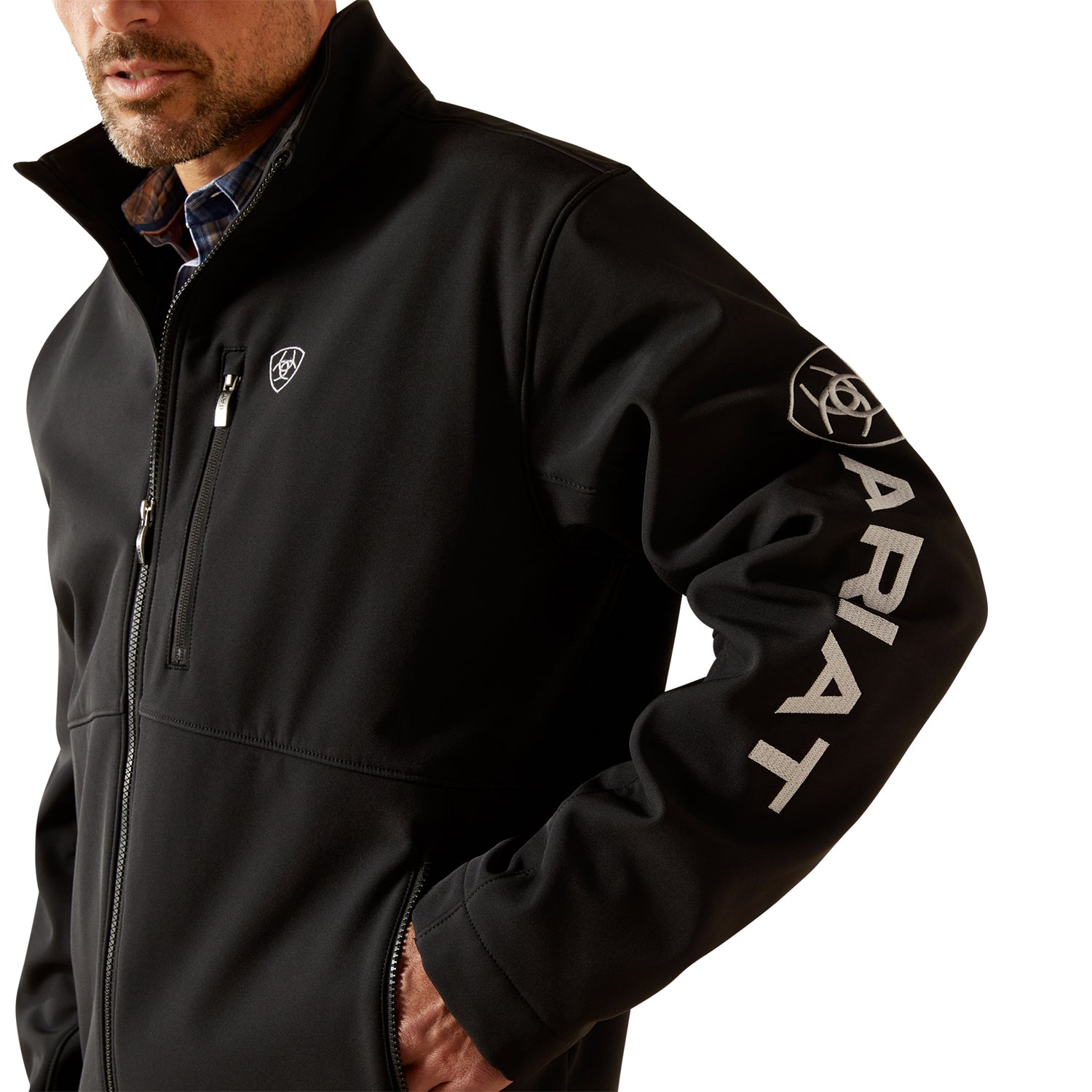 Ariat Men's Logo SoftShell Jacket - Work World