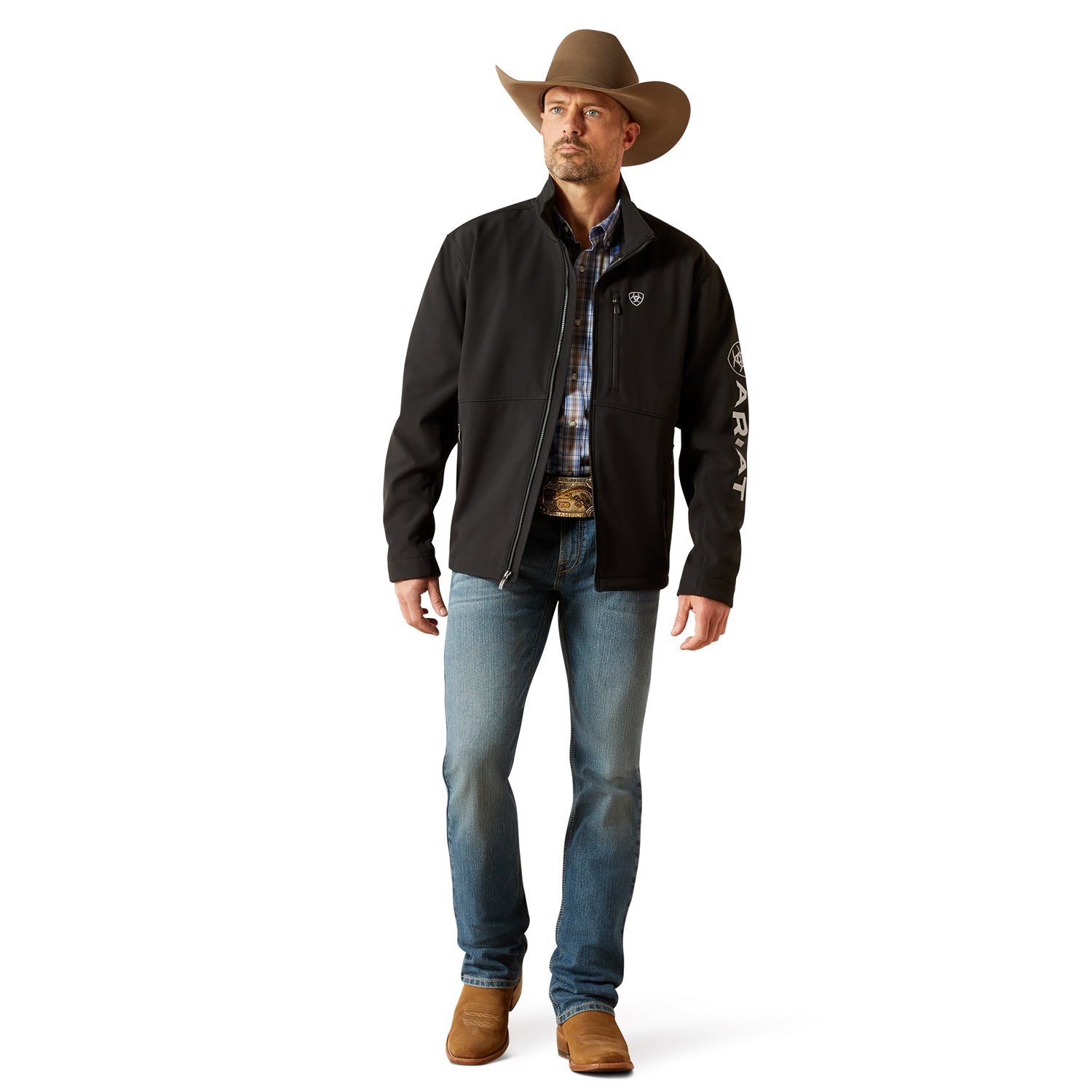 Ariat Men's Logo SoftShell Jacket - Work World