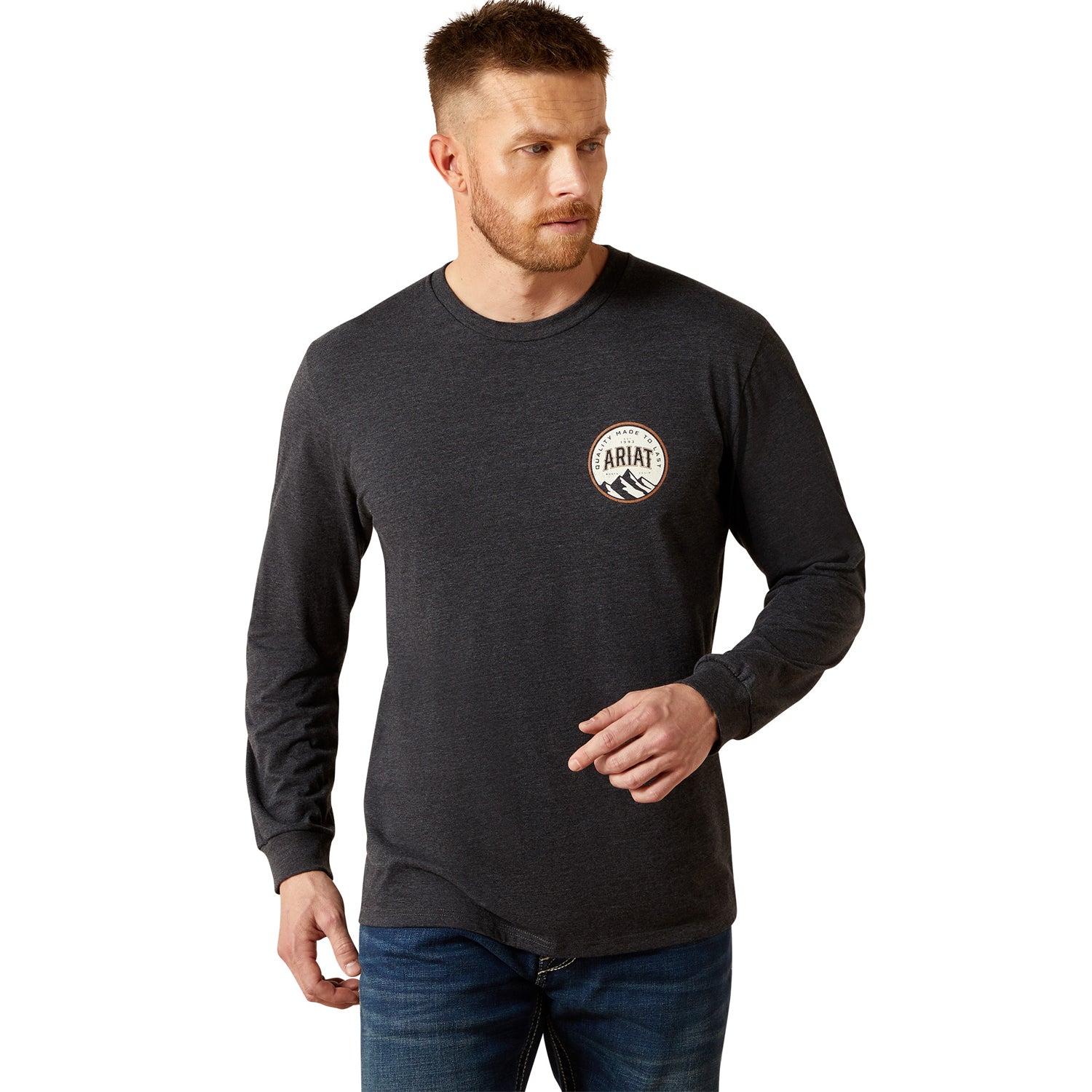 Ariat Men's "Circle A" Long Sleeve Tee - Work World