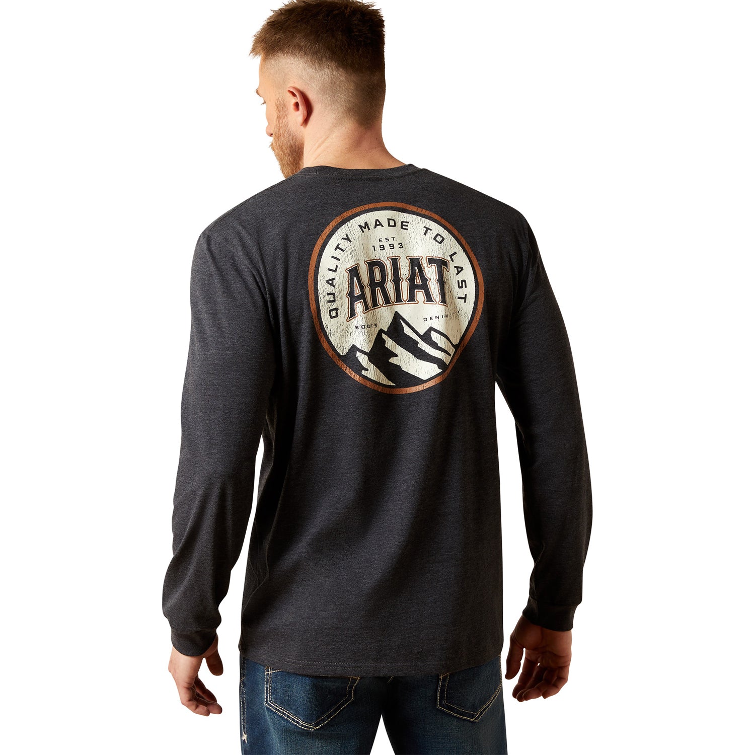 Ariat Men's "Circle A" Long Sleeve Tee - Work World