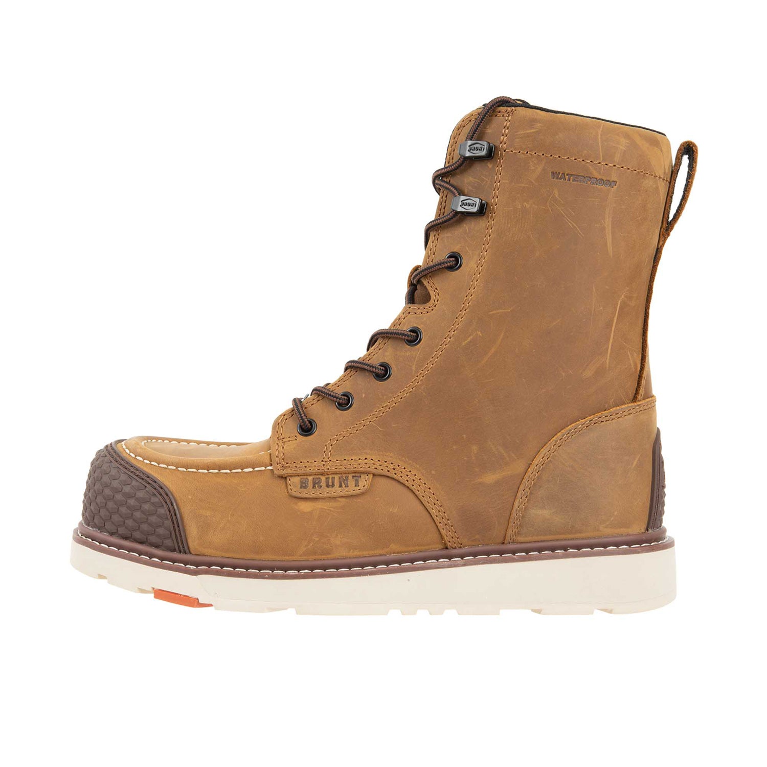 BRUNT Men's The Marin 8" BRUNT Toe Waterproof Comp Toe Work Boot - Work ...