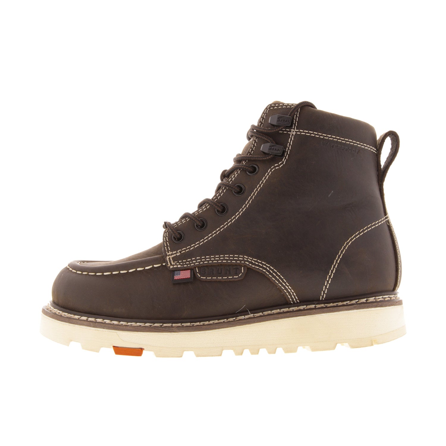 BRUNT Men's The USA Marin 6 " Welted Waterproof Soft Toe Work Boot ...