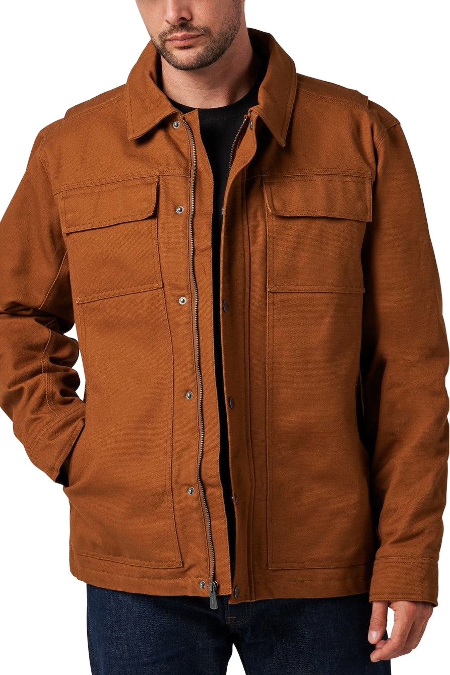 Lucky Brand Workwear Men's Canvas Chore Quilted Lined Jacket - Work World