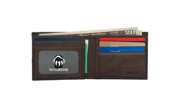 Wolverine I-90 DuraShocks® Bifold RFID Leather Wallet - Work World