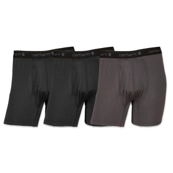 Carhartt Men's Stretch Synthetic Blend 5" Boxer Brief 3-Pack - Work World