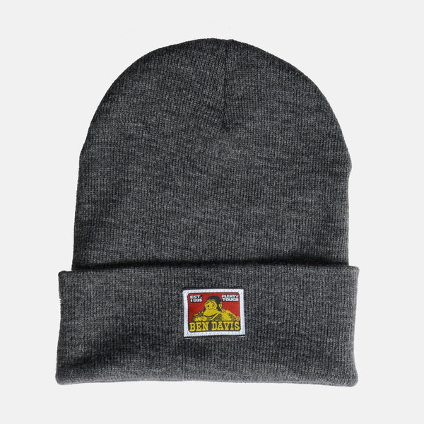 Ben Davis Logo Beanie Cap_Charcoal - Work World